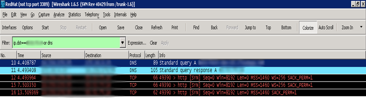 Part 2 - Tools to Help Diagnose Performance Issues: Wireshark